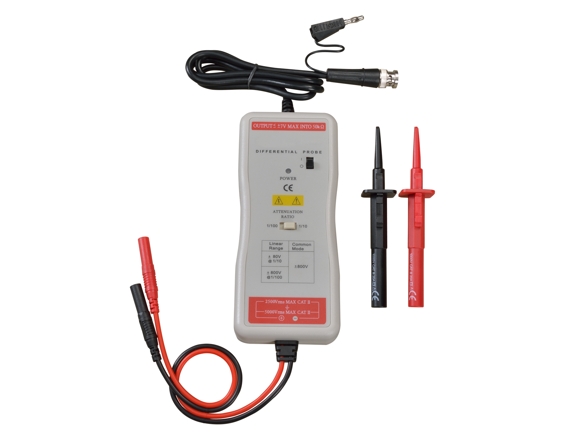 UNI-T UT-P31 High Voltage Differential Probe | 100 MHz, ±1500 Vpp, 10:1 ...